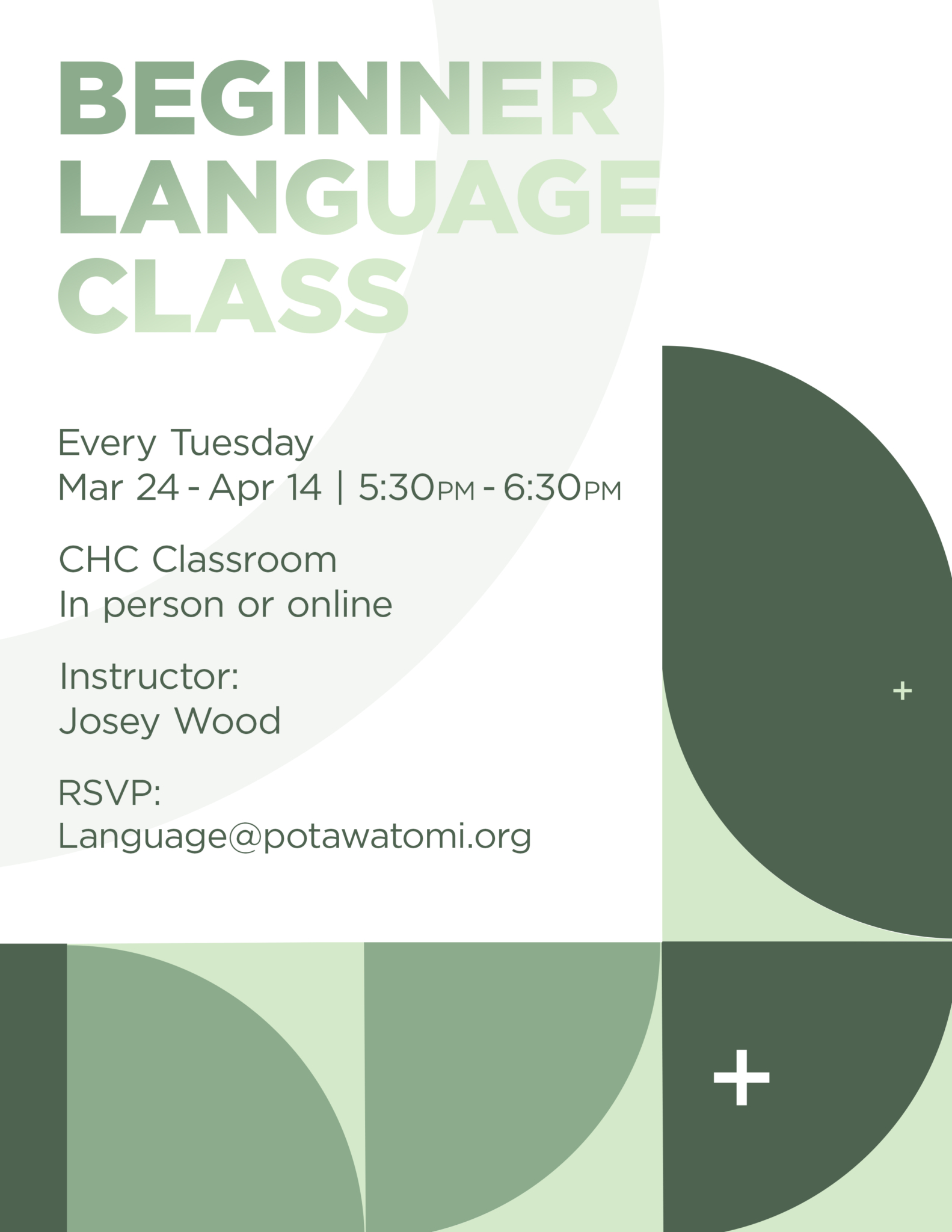 Beginner Language Class - Potawatomi.org