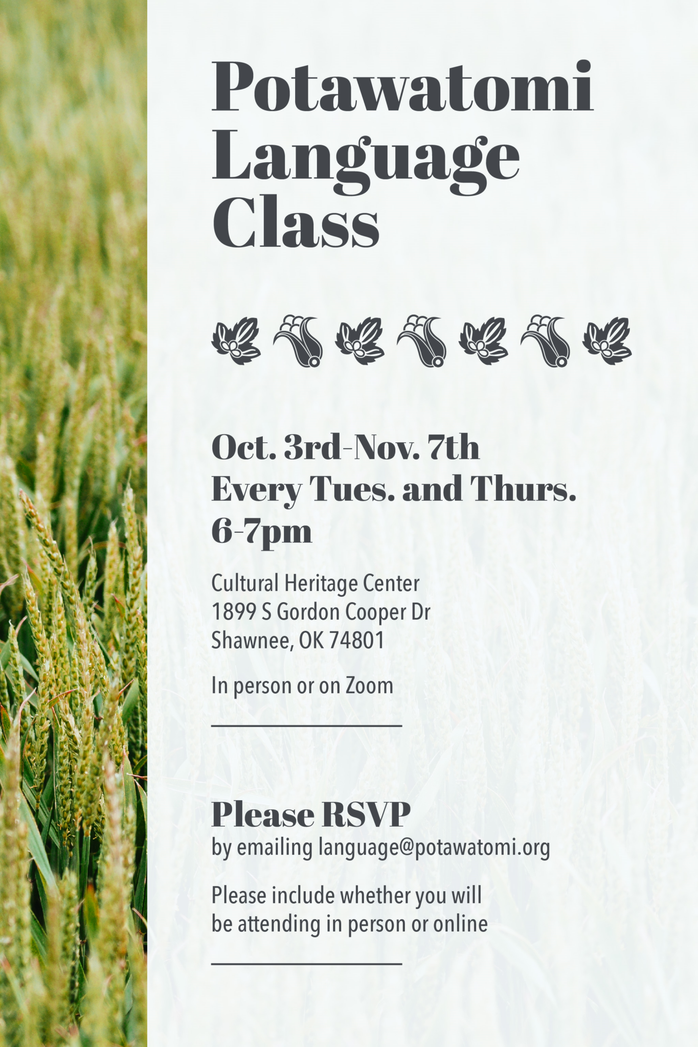 Potawatomi Language Class - Potawatomi.org